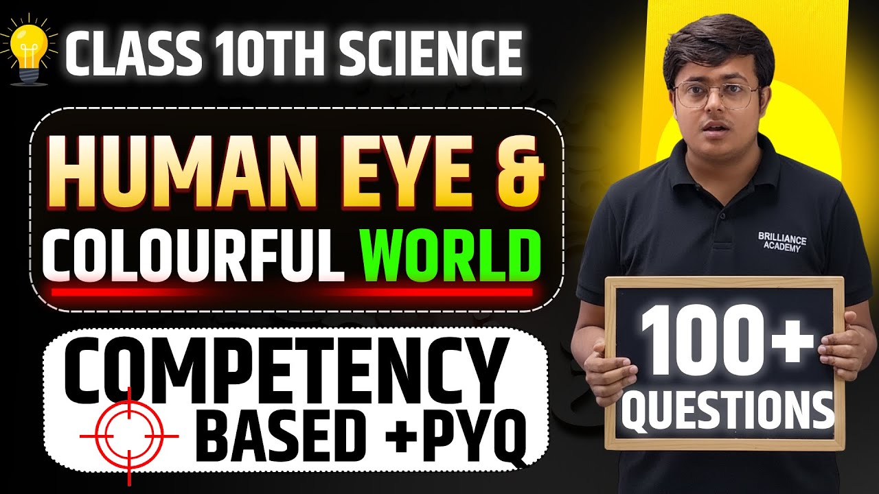 PREBOARD PRACTICE 100 QUESTIONS | Human Eye & Colourful World | Class ...