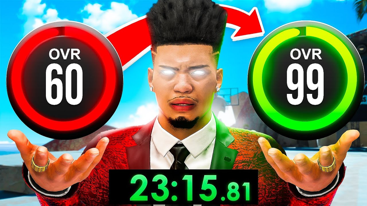 60 Overall To 99 Overall SPEEDRUN in 24 Hours.. - YouTube