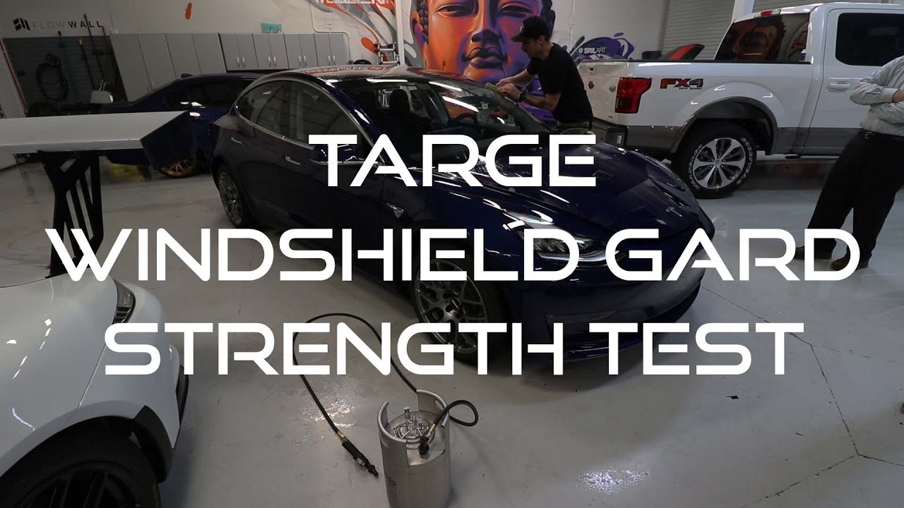 Targe Windshield Gard Strength Test - YouTube