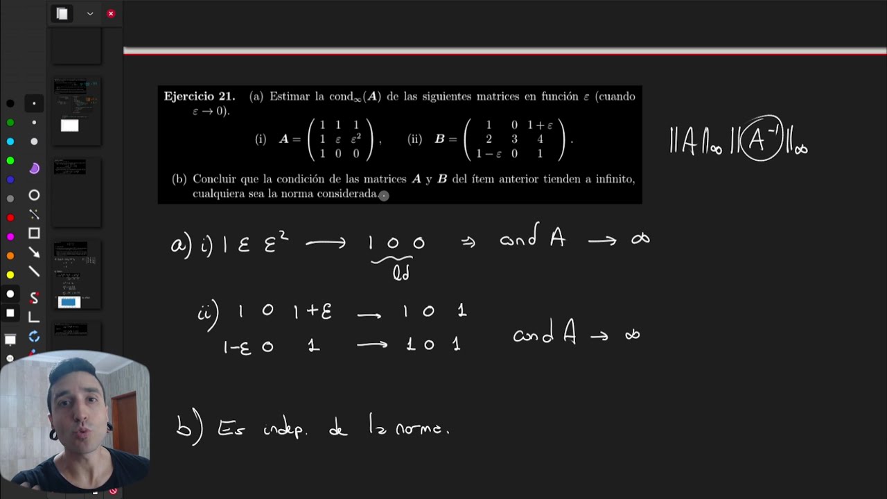 Guía Práctica 2 Ejercicio 21 - Álgebra Lineal Computacional 2023 - YouTube