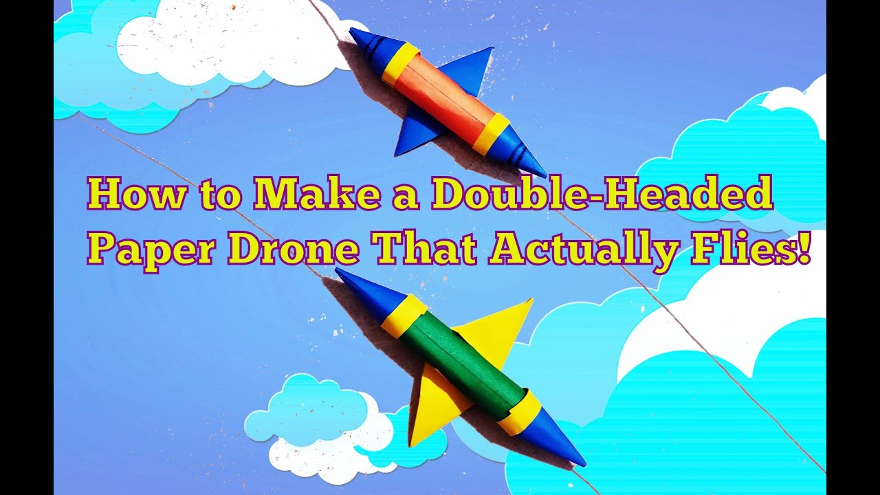 How to Make a Paper Drone That Actually Flies! - YouTube