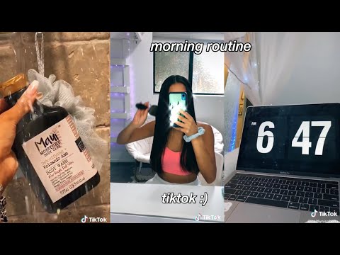 morning routine-tiktok compilation