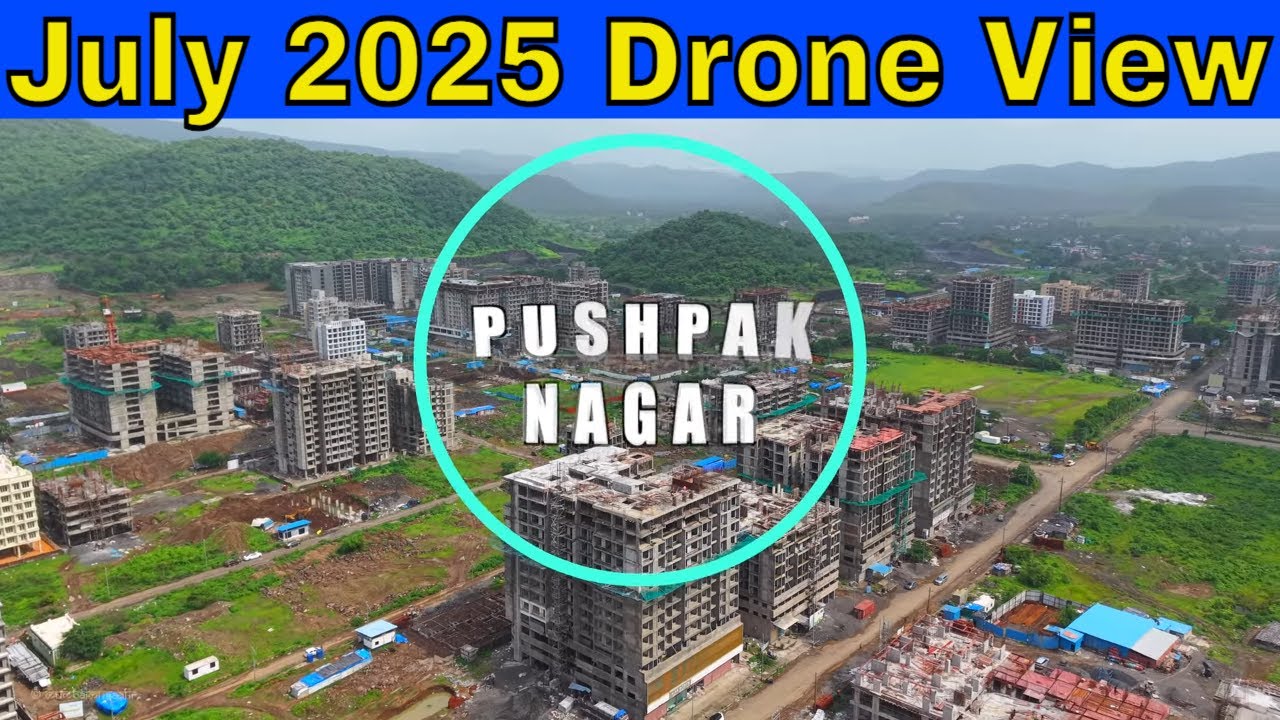 Monsoon Transforms Pushpak Nagar - Must-See Drone Footage in 4K | Mumbai Musafir - YouTube