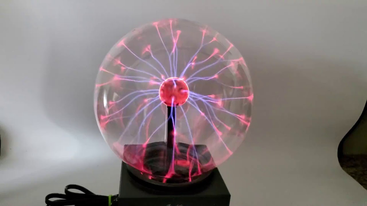1987 Eye Of The Storm Plasma Globe Lamp Electricity Rabbit Systems E ...