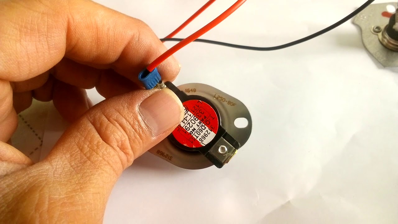 Termostatos secadoras principio de funcionamiento - YouTube