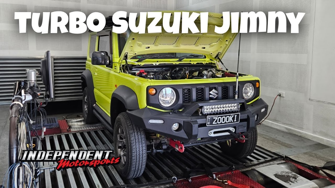 Suzuki Jimny AVO Turbo Kit + Syvecs PNP ECU - YouTube