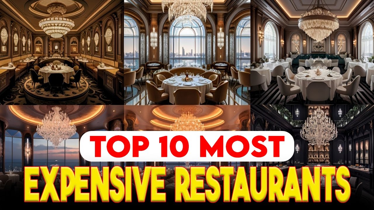 Top 10 Most EXPENSIVE Restaurants In The World - YouTube