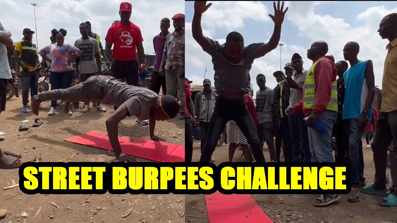 Champ Street Burpees Challenge Episode 2 KM KU Edition - YouTube