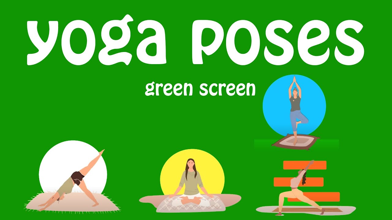 yoga green screen | yoga poses green screen - YouTube