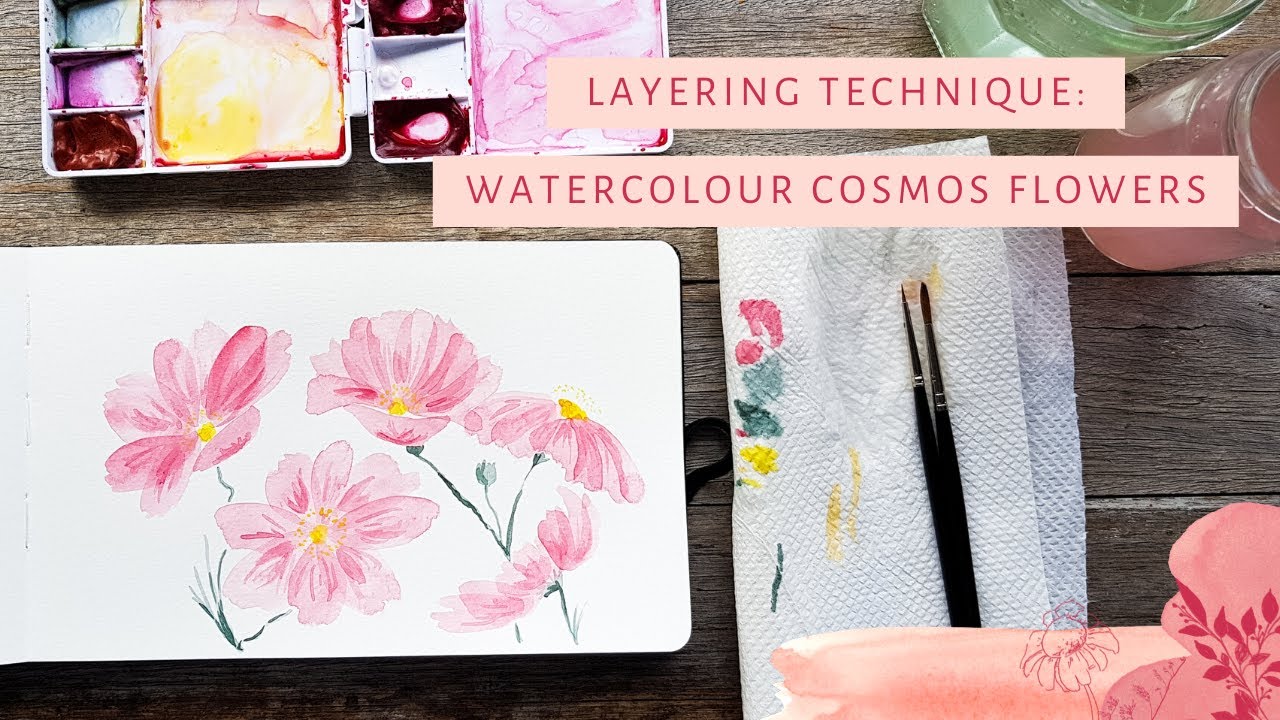Layering with watercolour is easier than it sounds! - YouTube