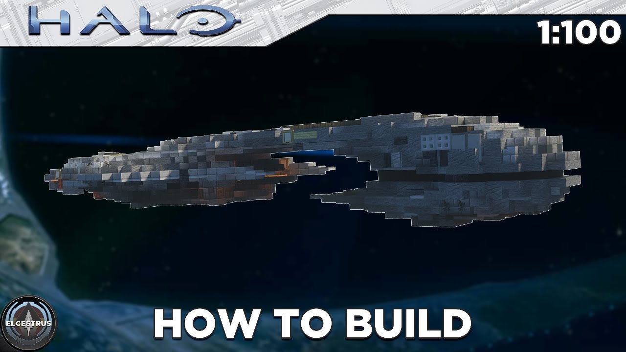 Covenant assault carrier | Minecraft Halo tutorial - YouTube