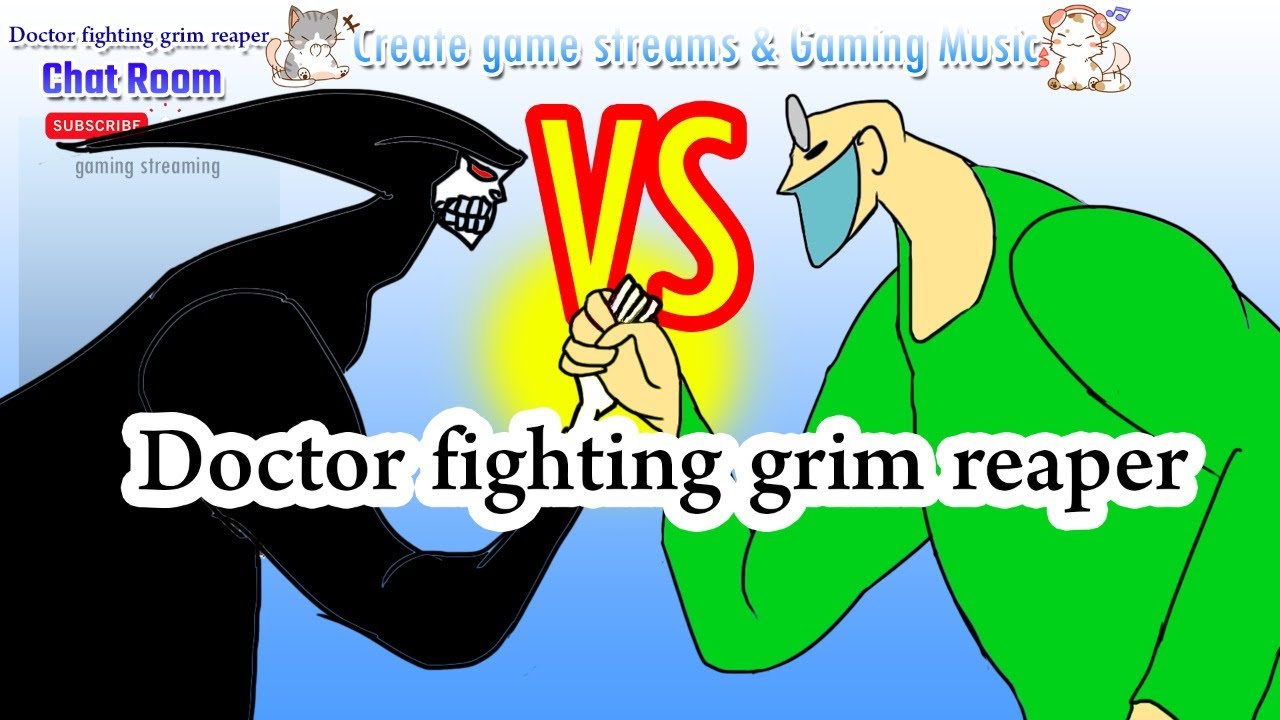 Doctor fighting grim reaper & Create Game Stream & Gaming Music - YouTube