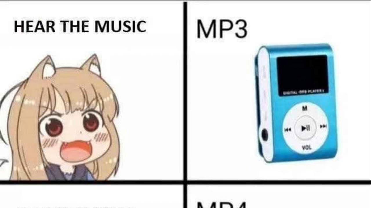 The different mpeg types [meme] - YouTube