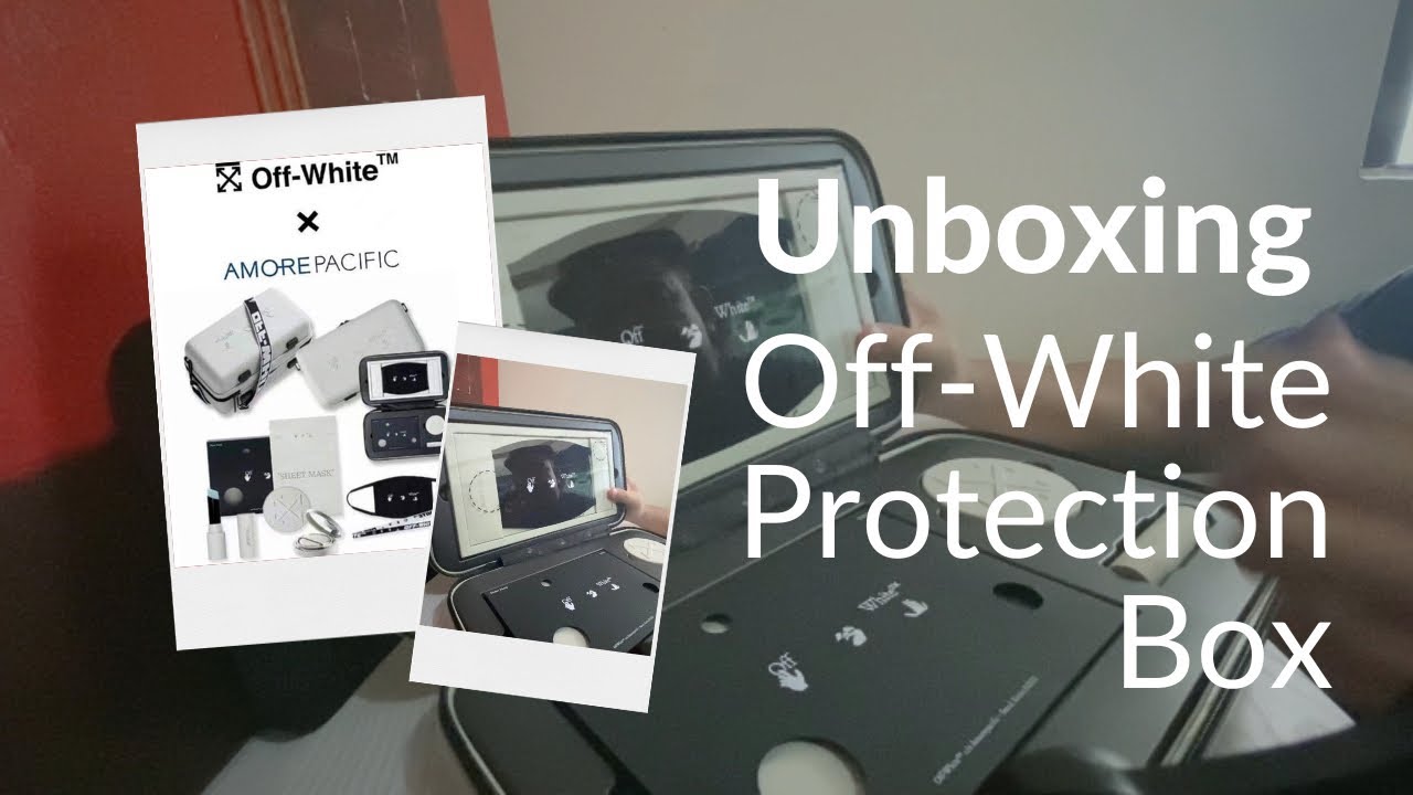 UNBOXING: OFF-White AmorePacific "Protection Box" + Reciew | TeamKain ...