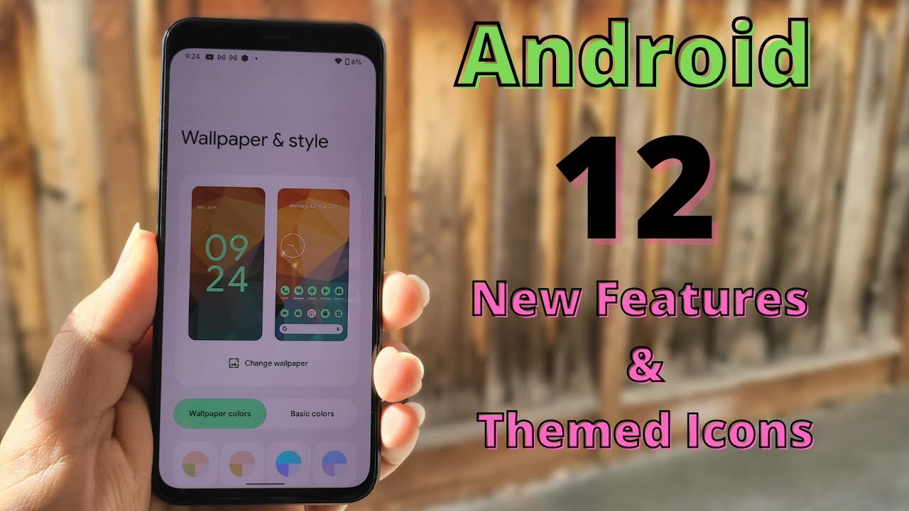 Android 12 Material YOU Wallpapers & style UI in Telugu By PJ - YouTube