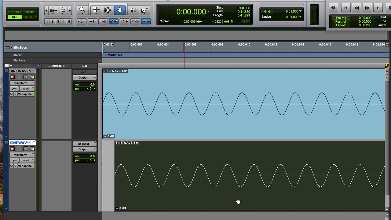 PRO TOOLS PHASE TEST DEMO - YouTube