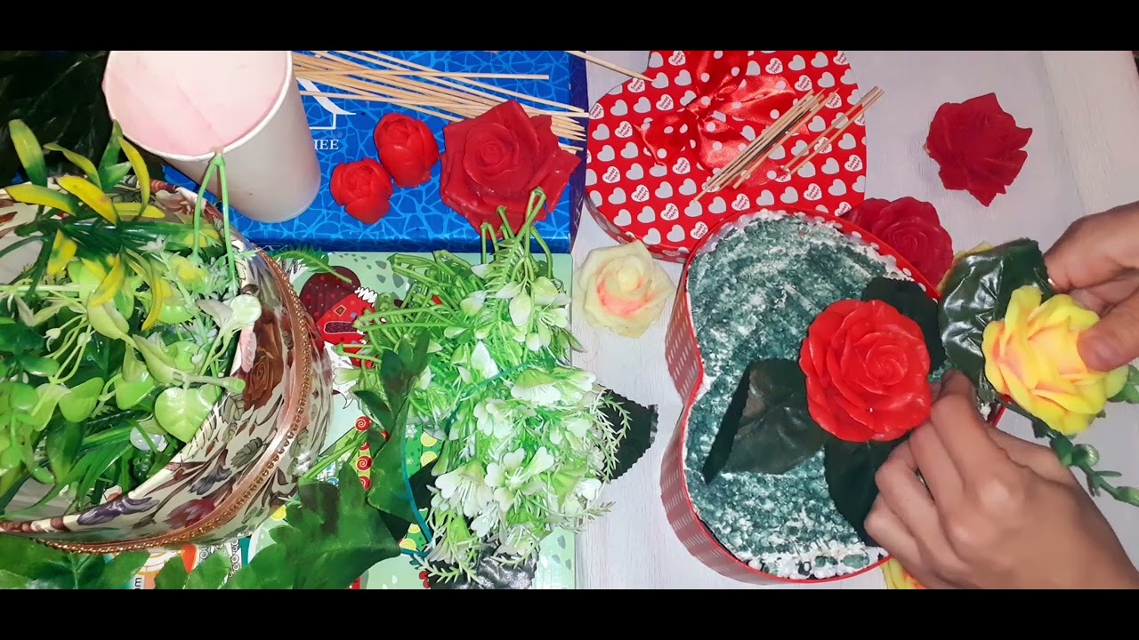 sovunli gullar olami sovunli gullardan buket yasash gul taxlash - YouTube