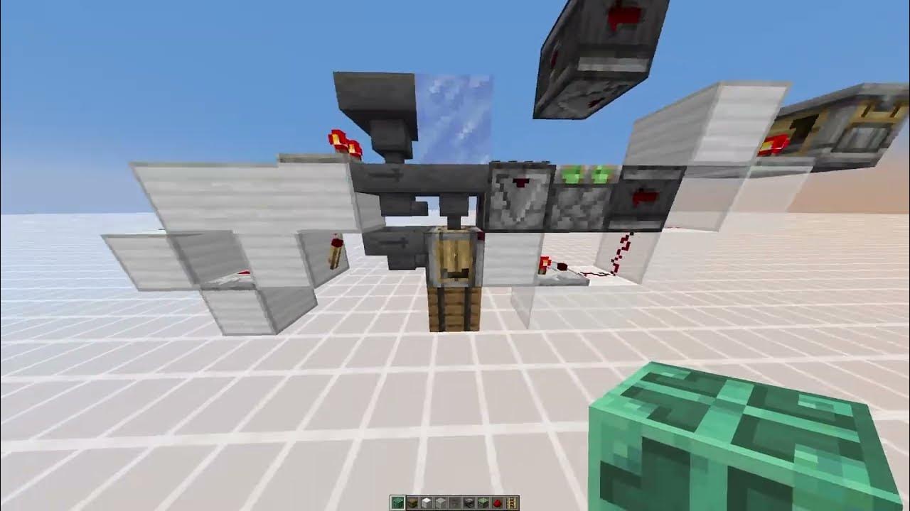 1 wide tileable 2x hopper speed auto-crafter (2 designs) | Minecraft 1. ...