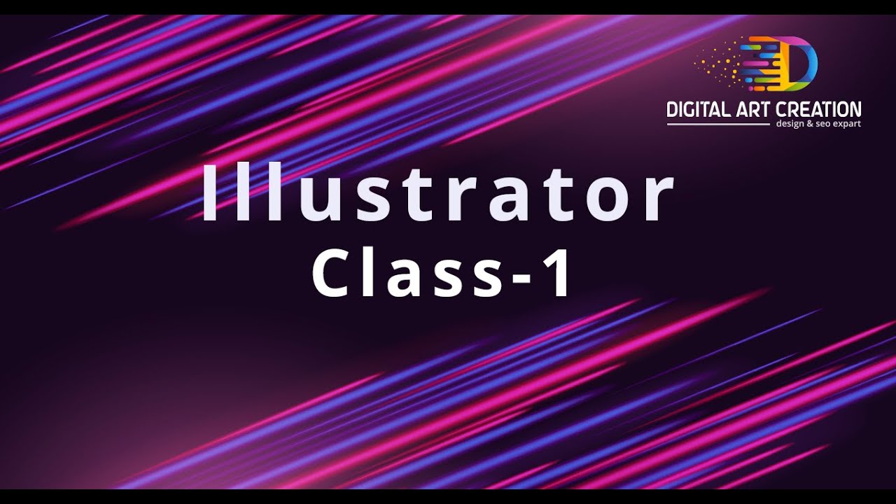 Graphic Design। Illustrator। Class-1 - YouTube