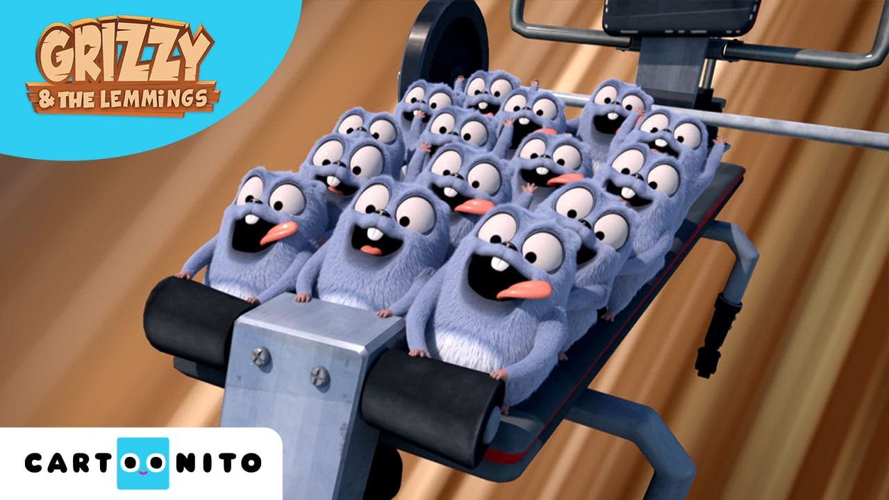 Fitness extrem | Grizzy și lemingii | Compilație amuzantă pentru copii ...