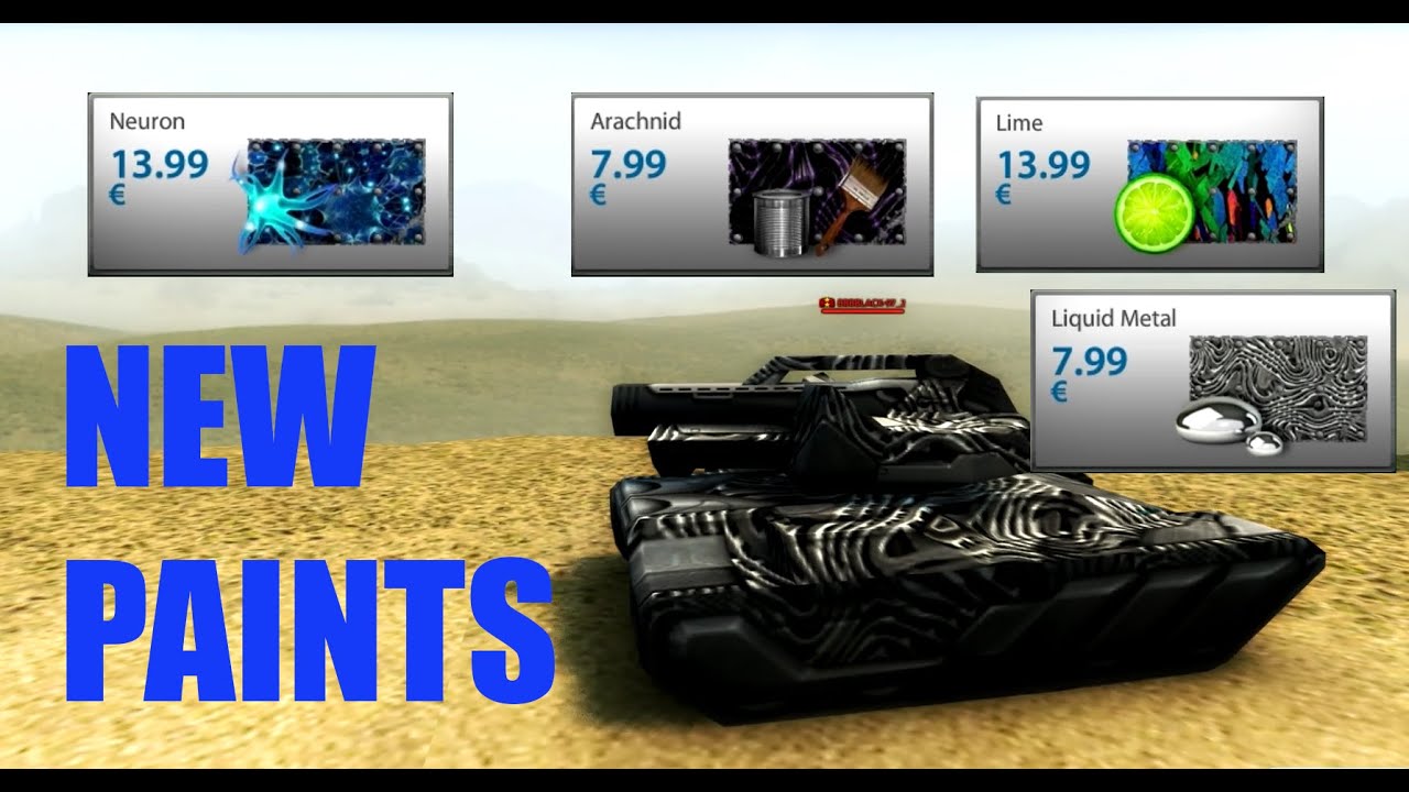 Tanki Online - NEW PAINTS ? And How They Looks Like ! - YouTube