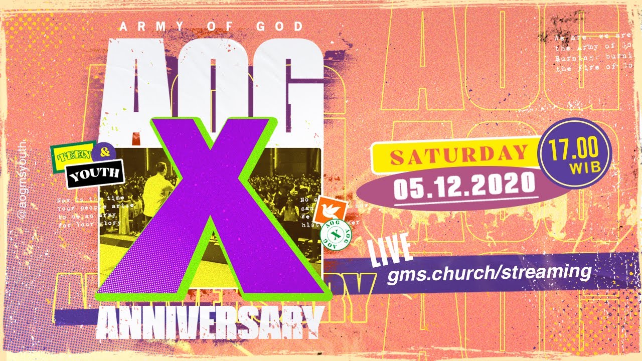 Indonesia | AOG Online Service - ARMY OF GOD X ANNIVERSARY - 5 Des 2020 ...