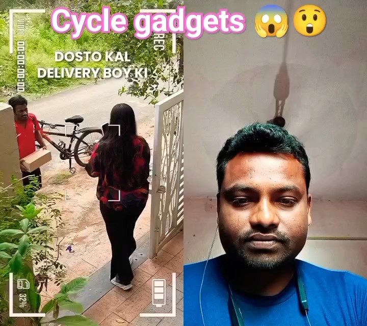 cycle gadgets 😱😲 || delivery boy behosh | #cycle #gadgets #trending # ...