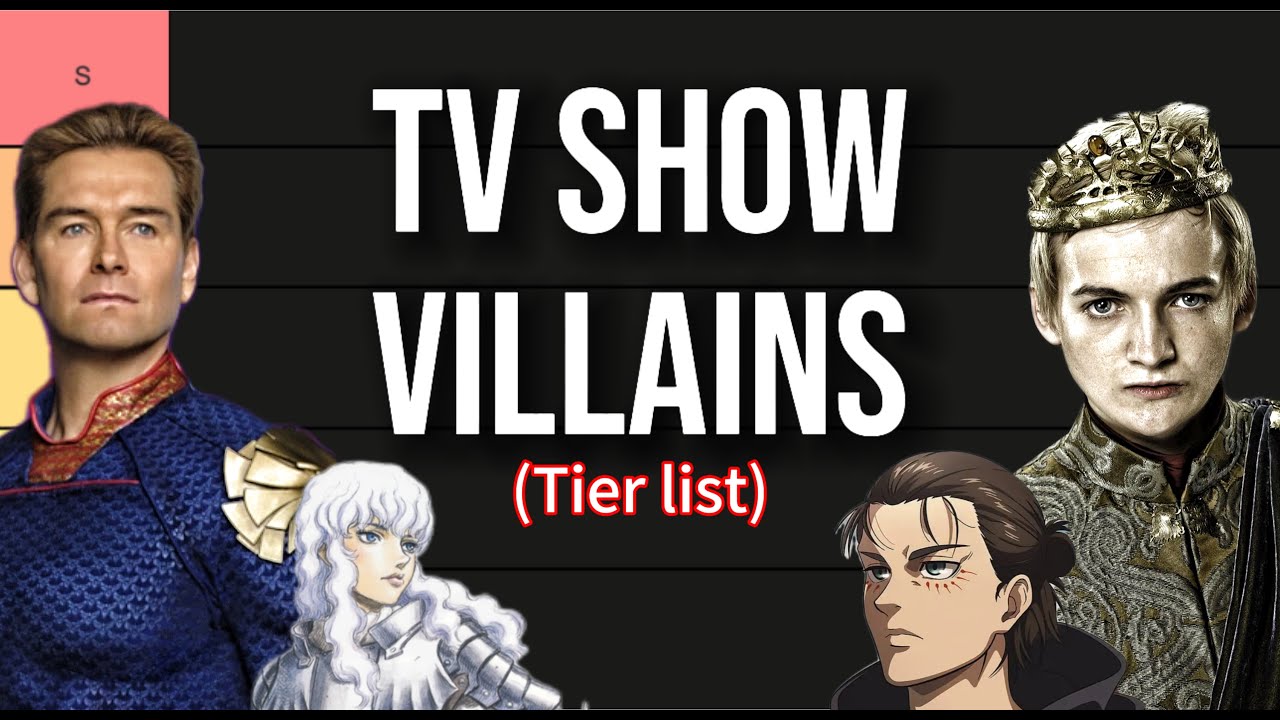 The Best Villains in TV Shows (Tier List) - YouTube