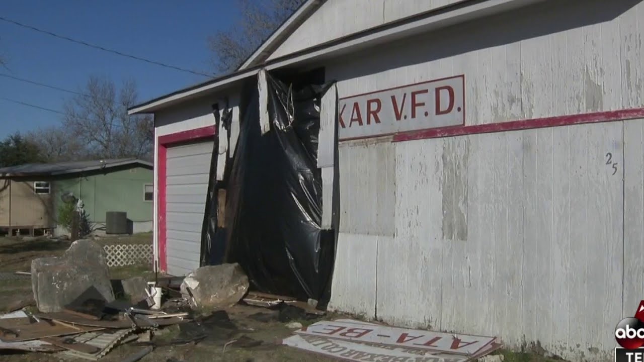 Volunteer fire station cleaning up damage following overnight crash ...