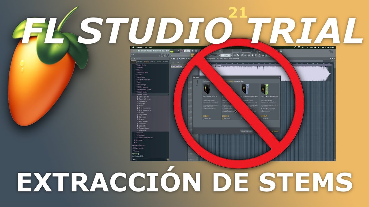 FL STUDIO 21: ¿Se puede probar la extracción de stems? - YouTube