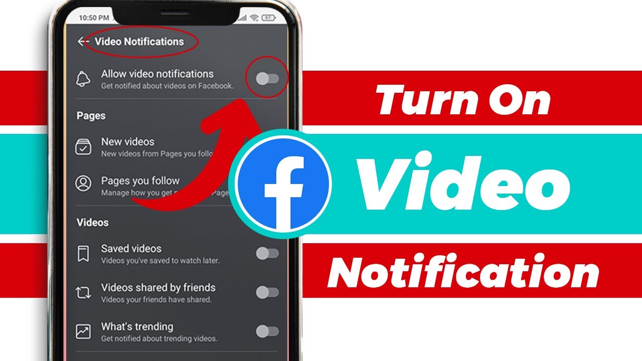 How to Turn On Facebook Video Notifications (2024 new) - YouTube