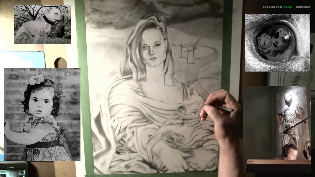 Hannibal Lecter's Clarice and the Lamb #drawing #traditional #graphite ...