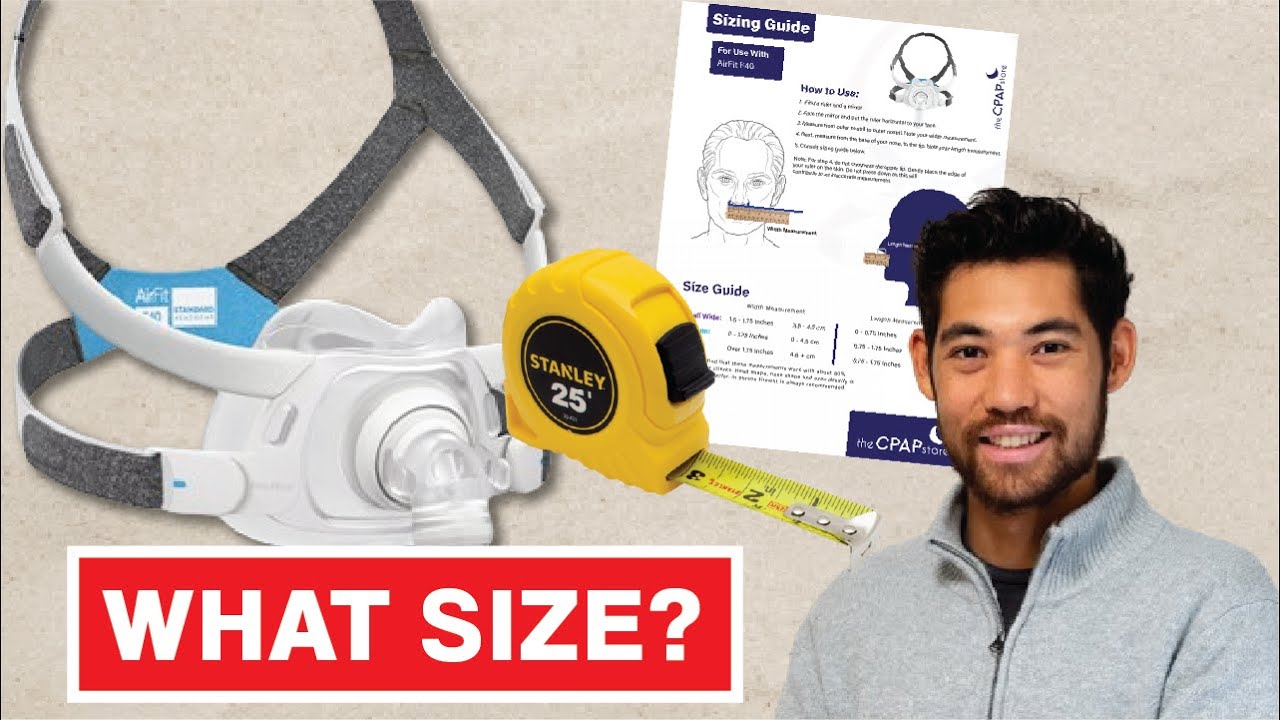 How to Size the ResMed F40 | Sizing Guide Tips - YouTube