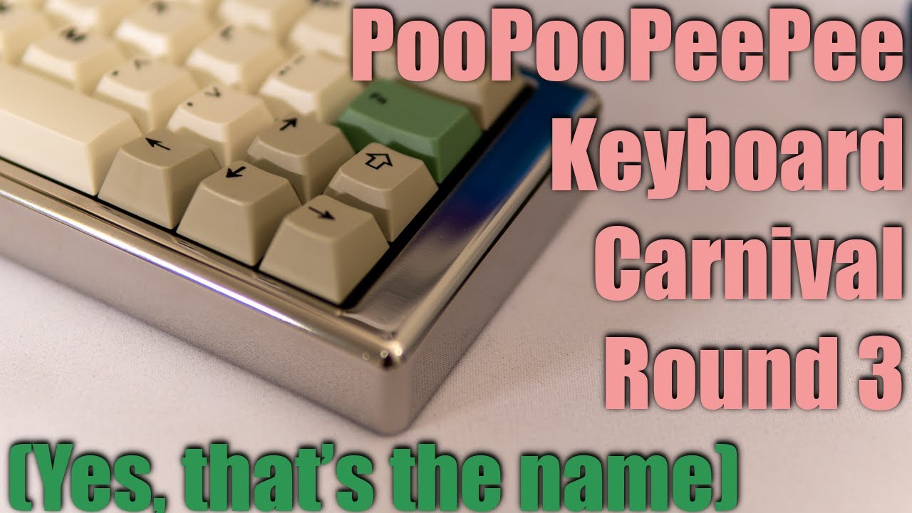 PooPooPeePee Keyboard Carnival Round 3 Founder's Edition Unboxing and ...