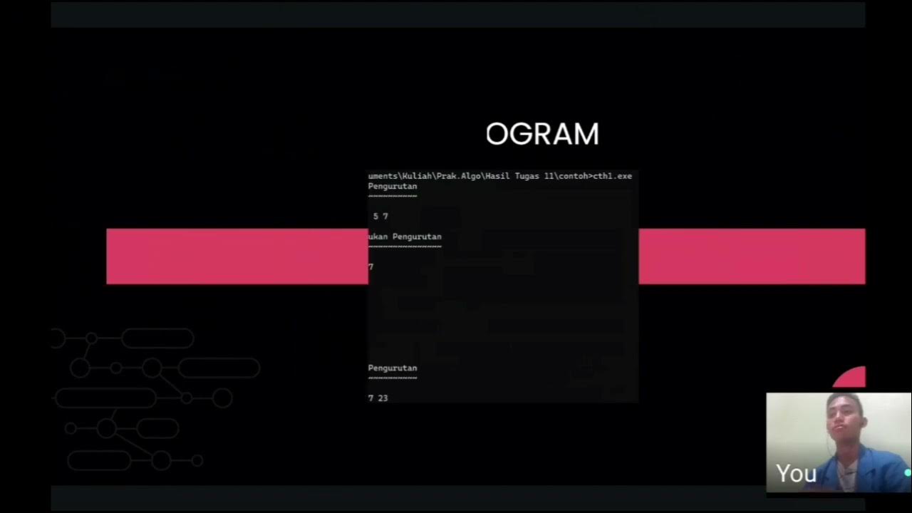 Algoritma & Pemrograman | Selection sort (Ascending) dengan Inputan - YouTube