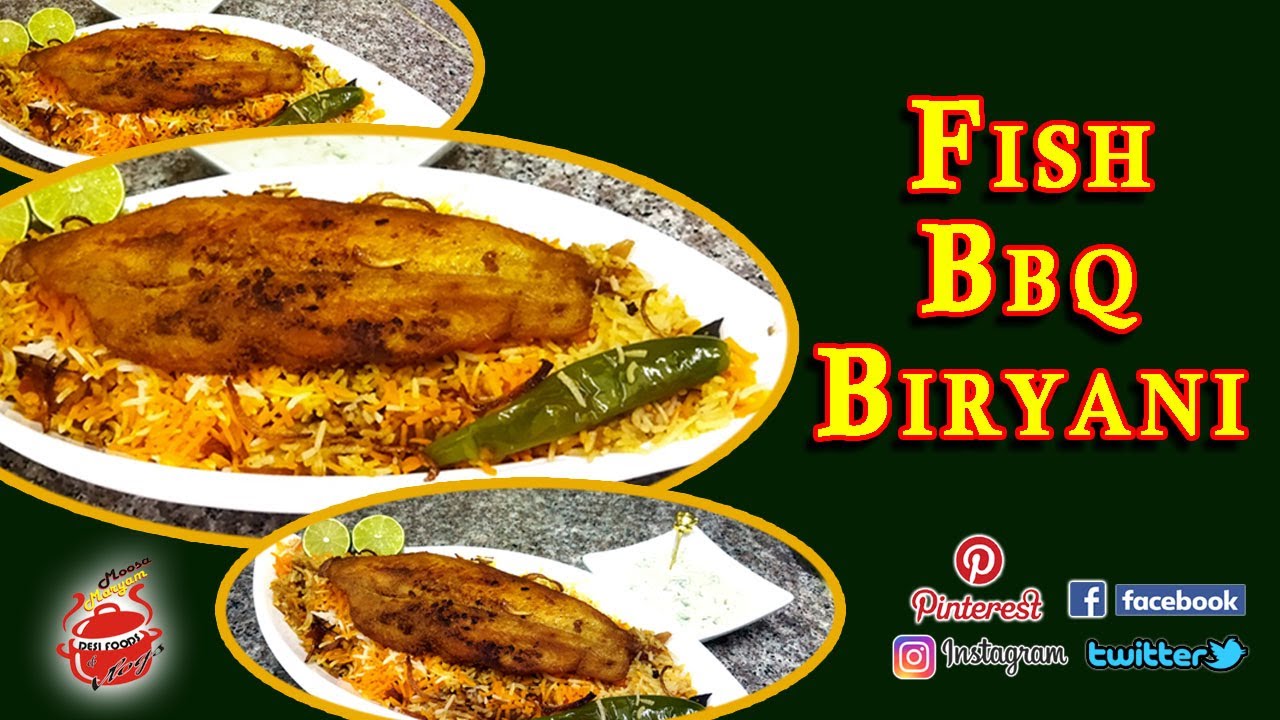 Fish BBQ Biryani - Fish Tikka Biryani - machli ki biryani - Fish ...