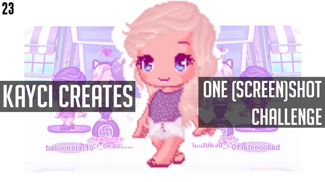 Kayci Creates (Fantage Editing): One [Screen]Shot Challenge - Episode ...