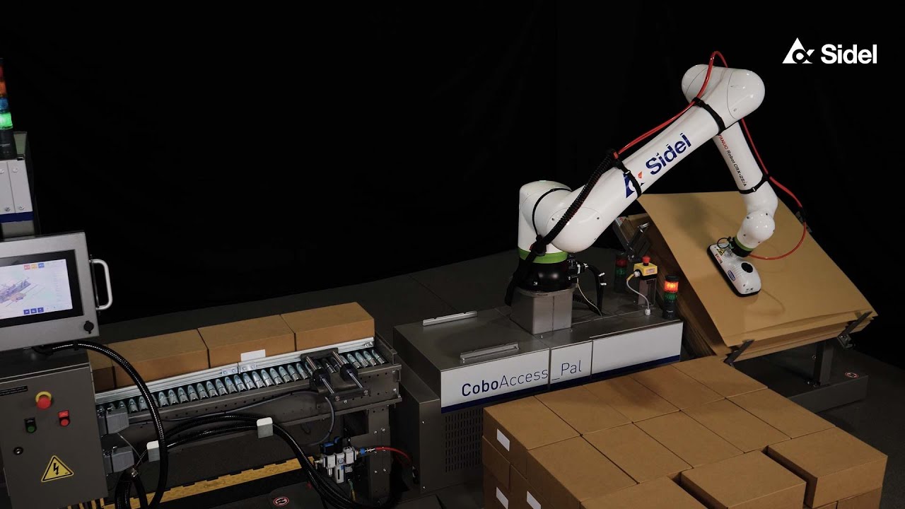 CoboAccess_Pal cobotic palletizers with Fanuc CRX10 et CRX25 | Sidel ...