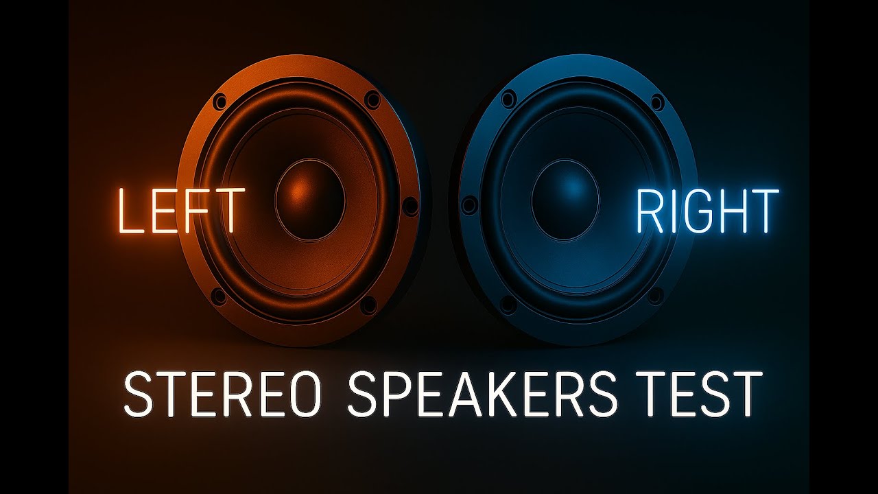 #stereo #speaker : Left and Right Stereo Speaker Sound Test (Bass ...