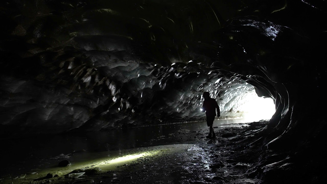 Castner Glacier Ice Cave May 2021 - YouTube