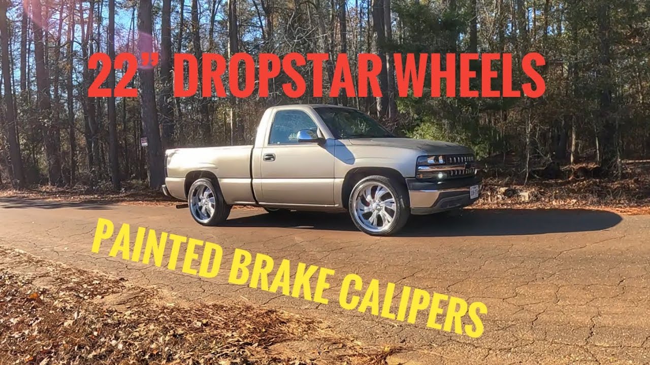 2001 Chevy Silverado RCSB gets 22” DROPSTAR WHEELS and Tires and ...