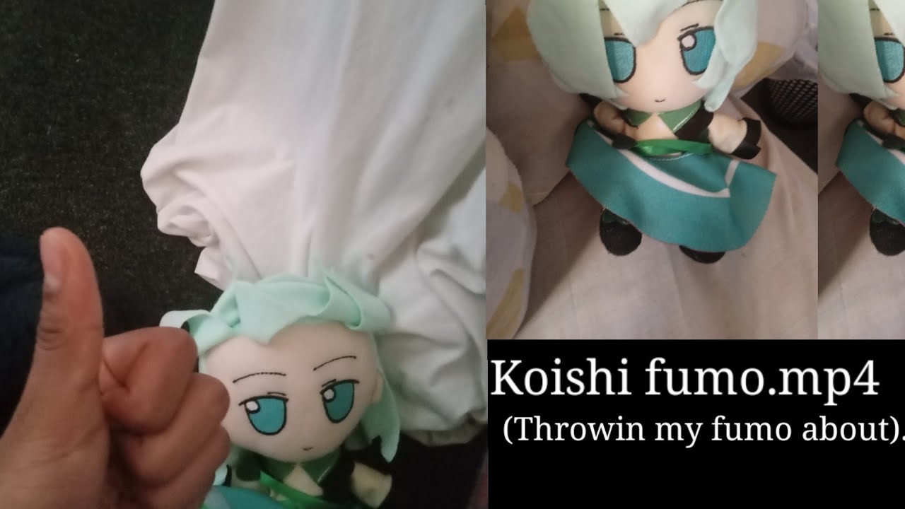 Throwing my fumo across my bedroom floor Koishi fumo.Mp4 - YouTube