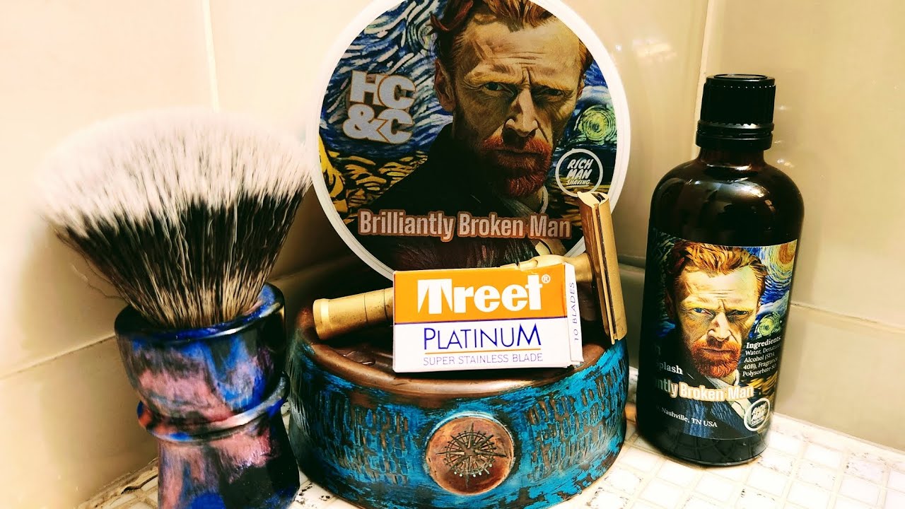Brilliantly Broken Man Shave Soap and Aftershave by Hendrix Classics ...