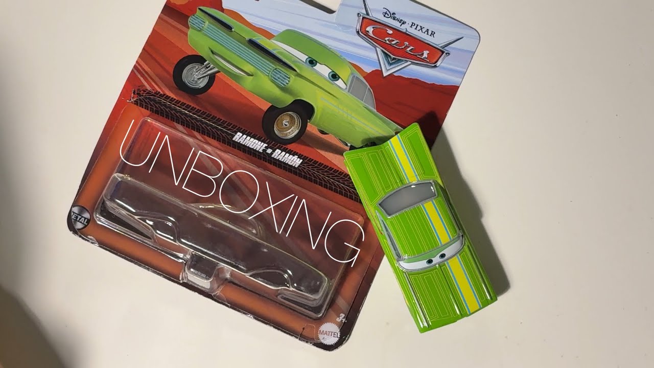 Unboxing of Disney Cars Ramon Ramone Diecast Scale Model 1:55 Cars 2 ...