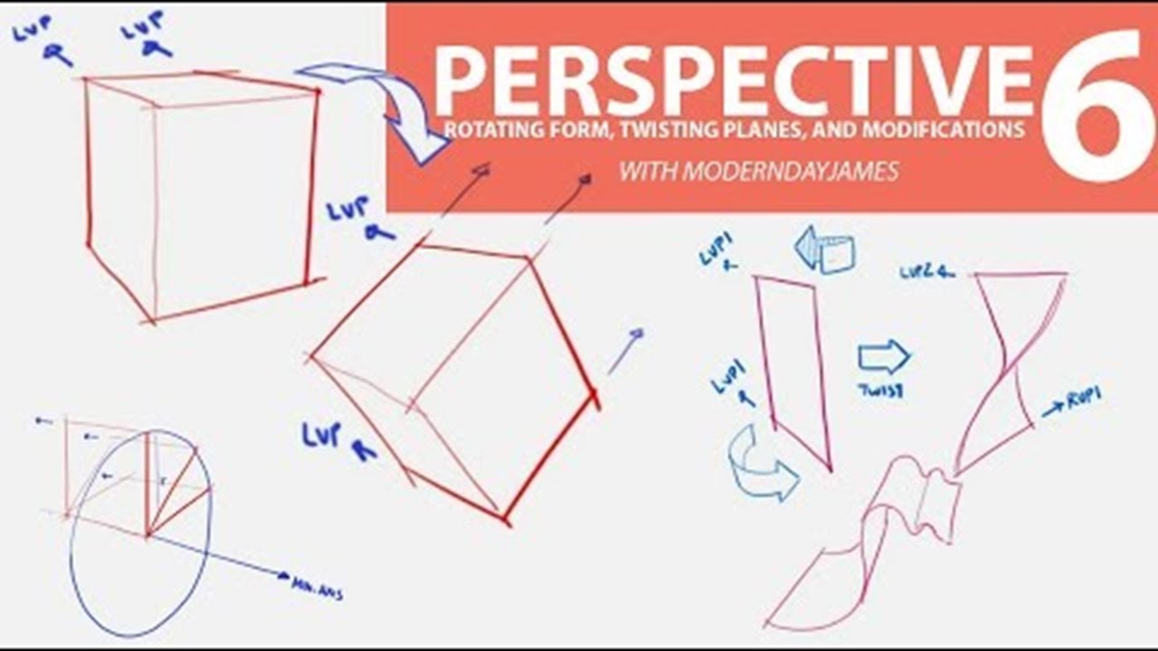 PERSPECTIVE 6: TILTING FORMS, TWISTING PLANES, ORGANICS - YouTube
