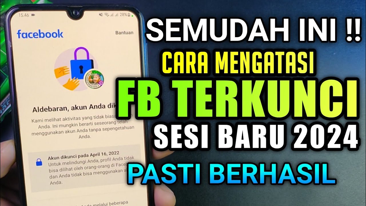 Cara mengatasi akun FB yang terkunci sesi baru - FB terkunci 2024 - YouTube