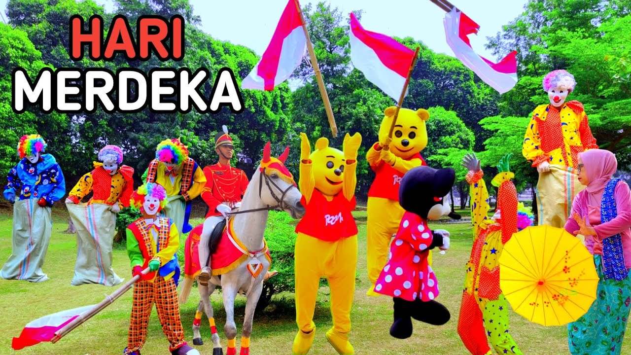 Hari Merdeka Lagu 17 Agustus Tahun 45 Versi Badut Lucu ~ Lagu ...
