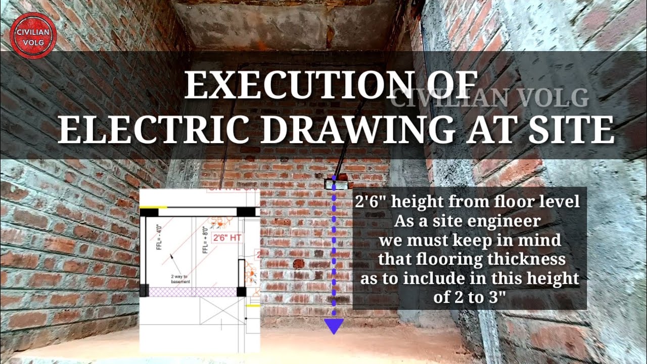 NO 16| EXECUTION OF ELECTRICAL DRAWING AT SITE ||CIVILIAN VOLG WITH ...
