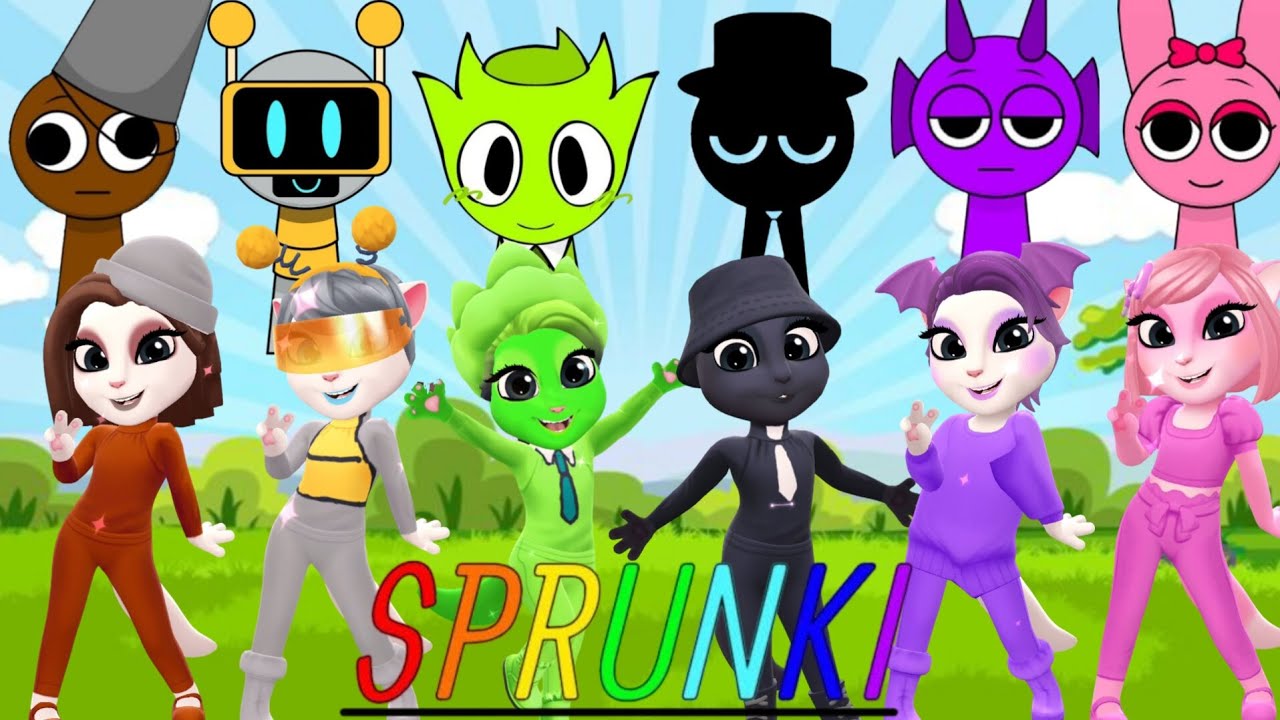 🎭 SPRUNKI INCRADIBOX ANGELA | Six Cute Sprunki Characters | New Update ...
