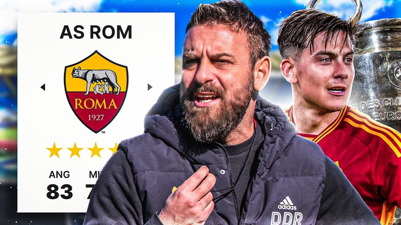 DE ROSSI führt ROMA zum EUROPA-TRIPLE !! 😍🏆 FC24: AS Rom Sprint to ...